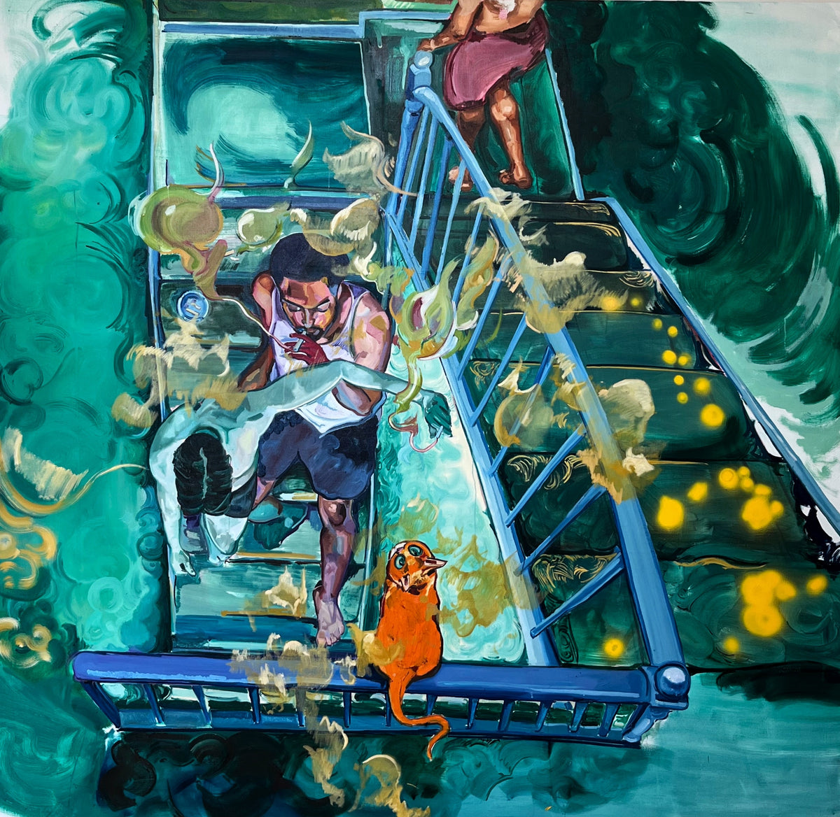Shaqúelle Whyte - Half Way up the Stairs – Delphian Gallery