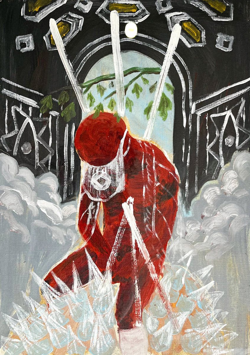 Kay Gasei - A Ritual to Sacrifice Myself (sketch) – Delphian Gallery