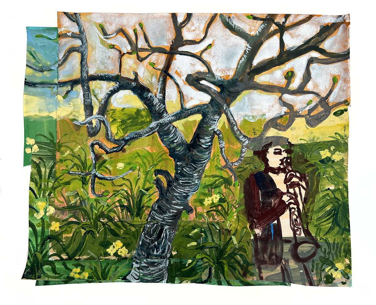 Alice Macdonald - Santiago Playing The Clarinet – Delphian Gallery